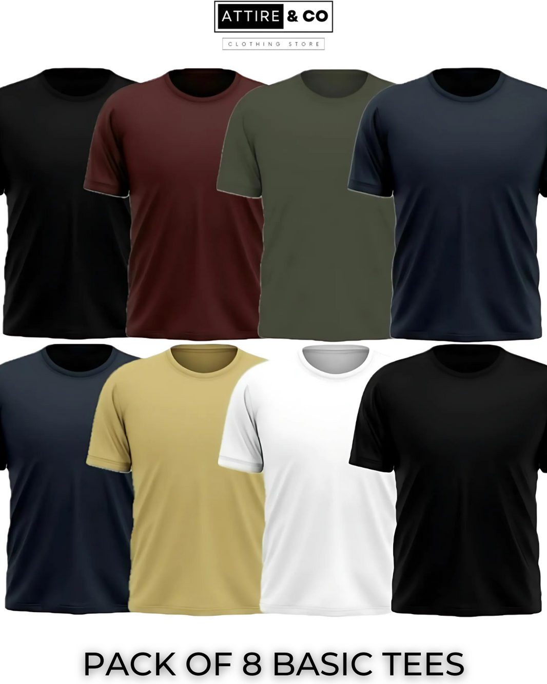 Basic T-shirts – Attire and Co